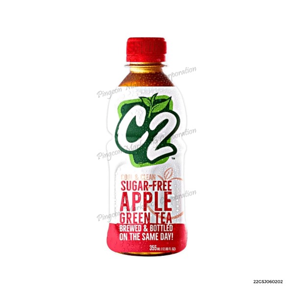 C2 Sugar-Free Apple Green Tea | 355ml x1, Food & Drinks, Beverages on ...