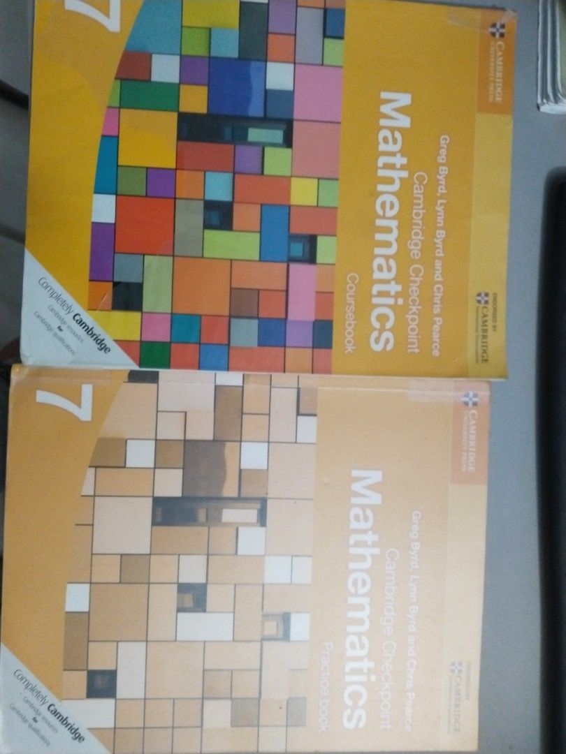 Cambridge checkpoint Mathematics Course book and Practice book Year 7 ...