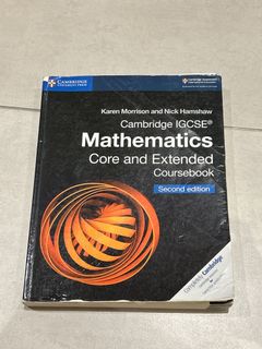 Cambridge IGCSE Mathematics Core and Extended, Hobbies & Toys, Books ...