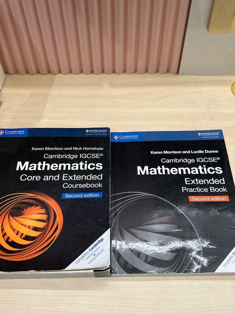 Cambridge IGCSE Mathematics Extended Coursebook and Practice Book Second Edition RM 90 FOR TWO ...