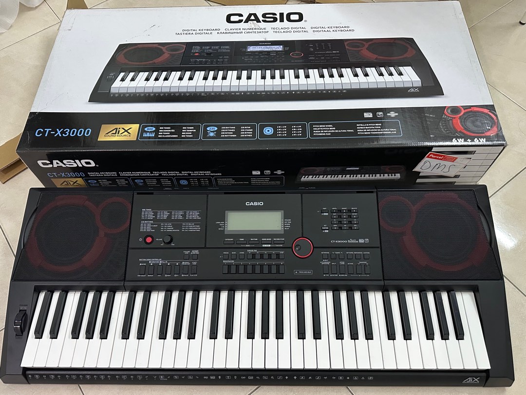 Casio 61 Keys Keyboard CTX3000, Hobbies & Toys, Music & Media, Musical ...