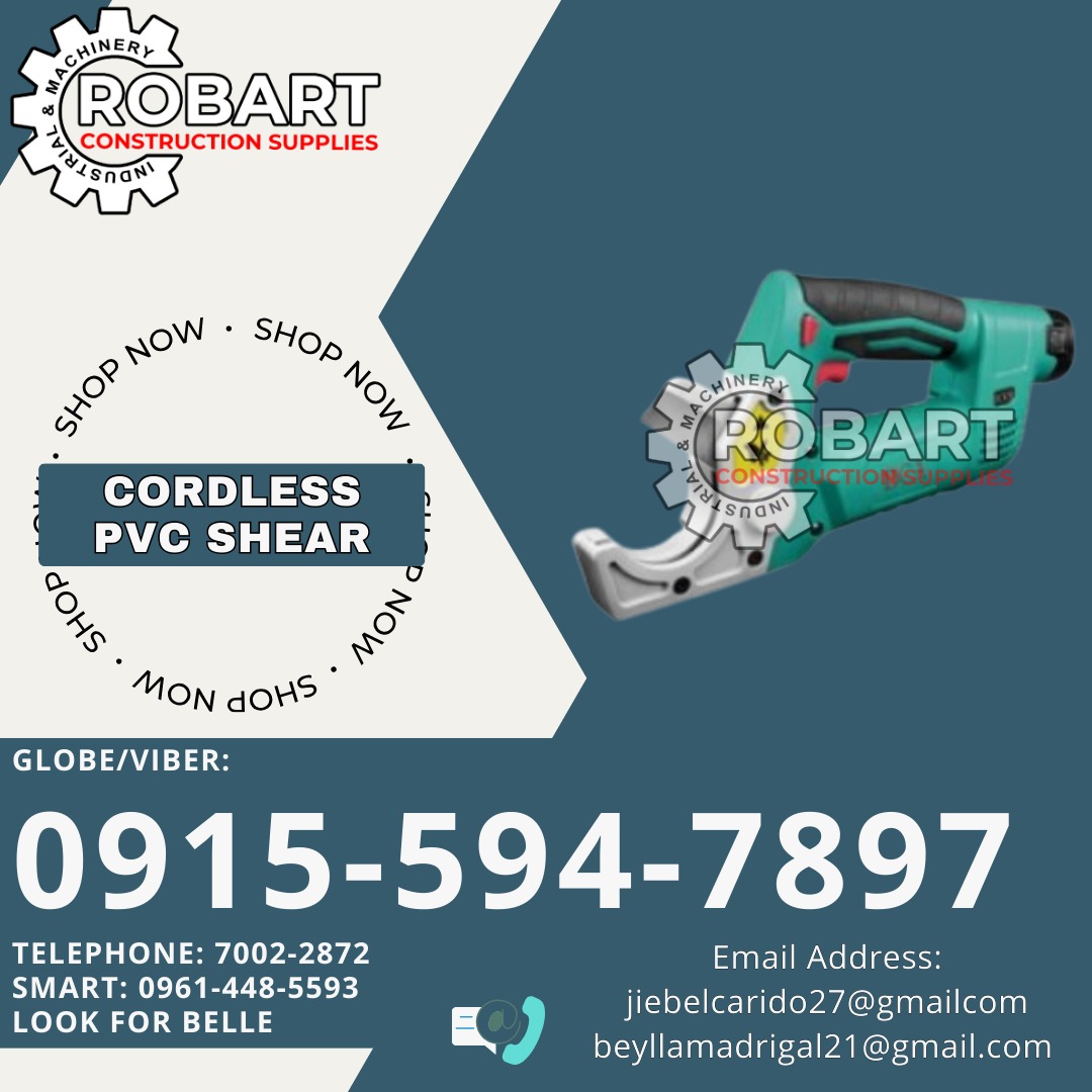 Cordless PVC Shear, Commercial & Industrial, Construction Tools ...