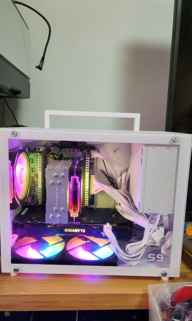 custom compact gaming pc with gtx 1070 xeon 1650v4 (i7 performance ...