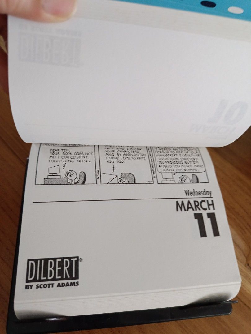 Dilbert calendar 1998, Hobbies & Toys, Books & Magazines, Comics ...