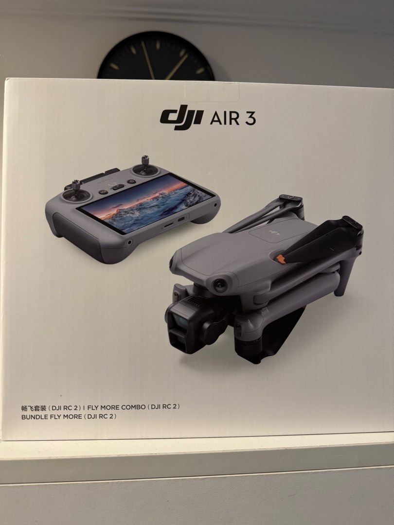 DJI air 3 fmc rc2, Photography, Drones on Carousell