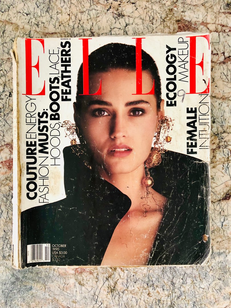 ELLE Fashion Magazine 1990, Hobbies & Toys, Books & Magazines ...