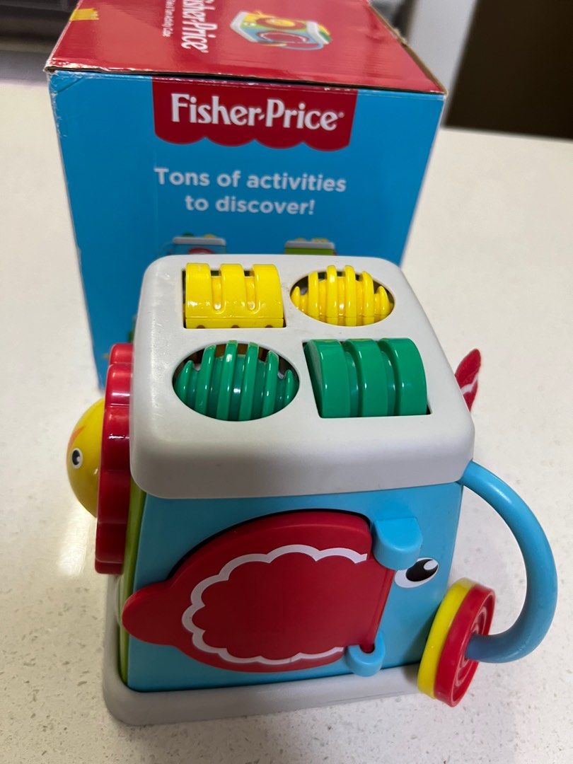 Fisher-Price Take & Turn Activity Cube (Small box), Hobbies & Toys ...