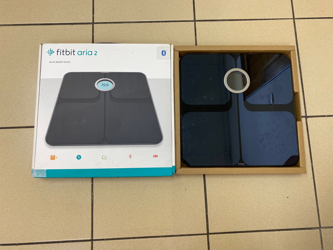 Fitbit Aria 2 Wifi Smart Scale/Mesin Penimbang , Health & Nutrition ...
