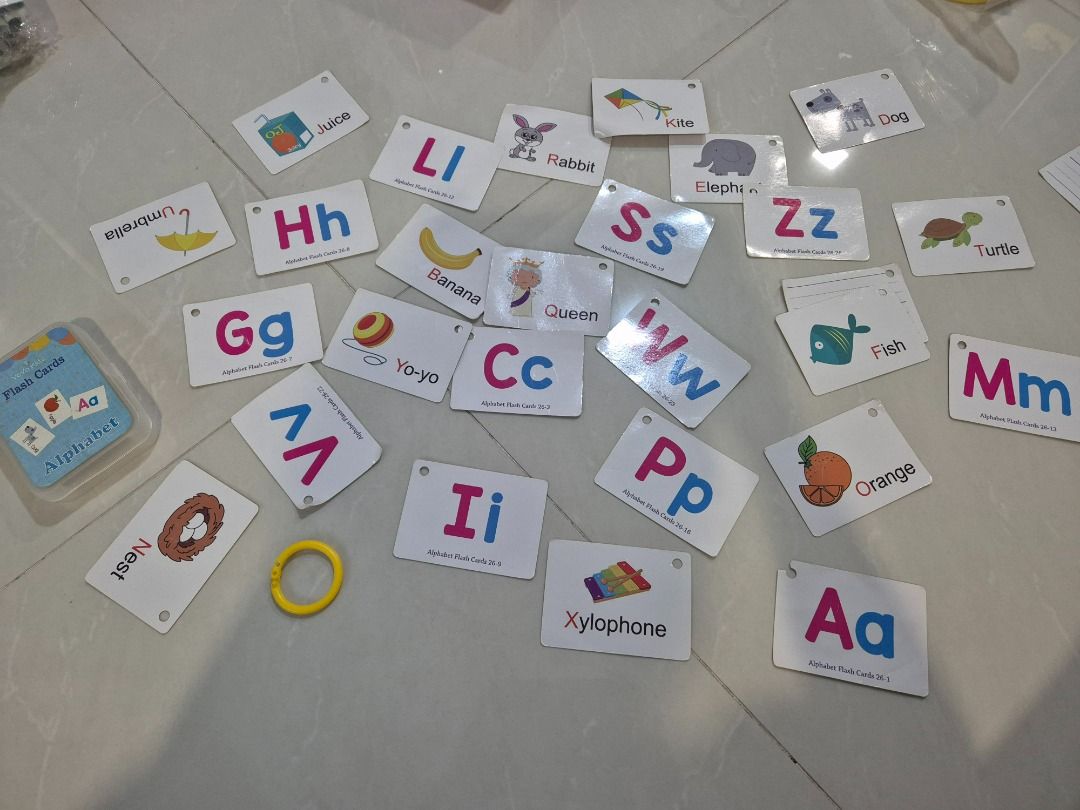 Flashcards on body parts, alphabet and feelings and weather, Hobbies ...