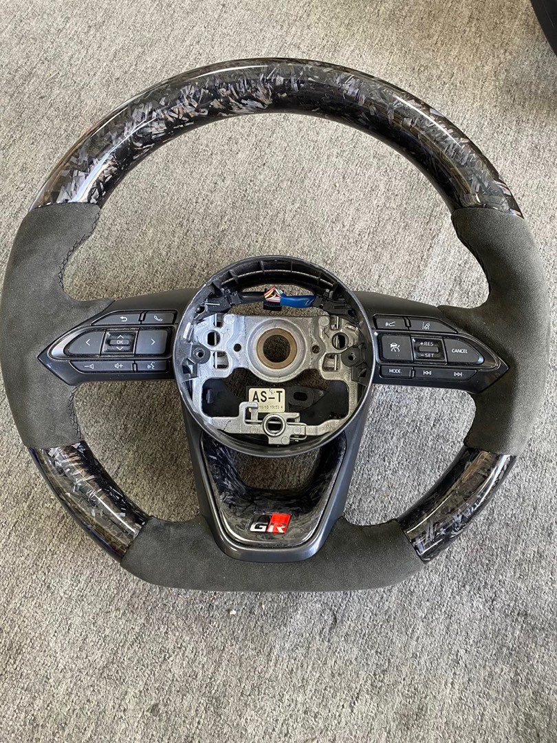 Forge Carbon steering wheel for Toyota Sienta 3rd gen, yaris cross, Car ...