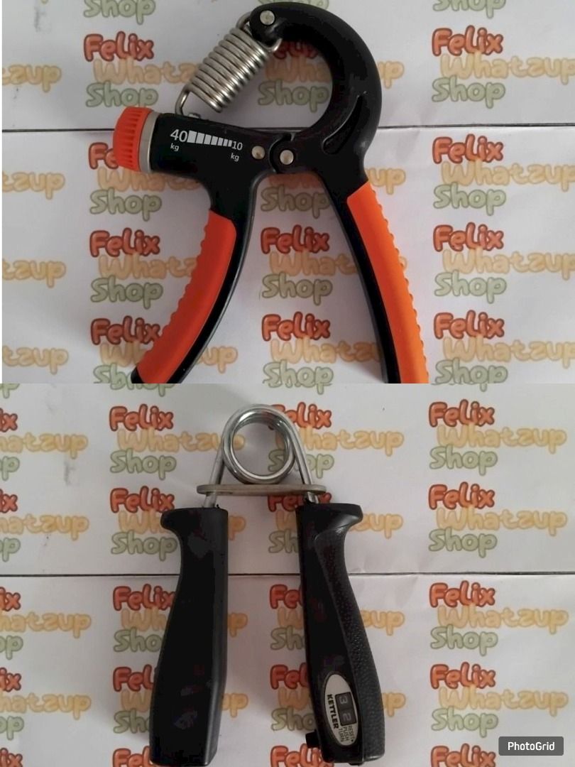 Hand Grip Fitness Alat Latihan Otot Tangan, Olah Raga, Perlengkapan ...