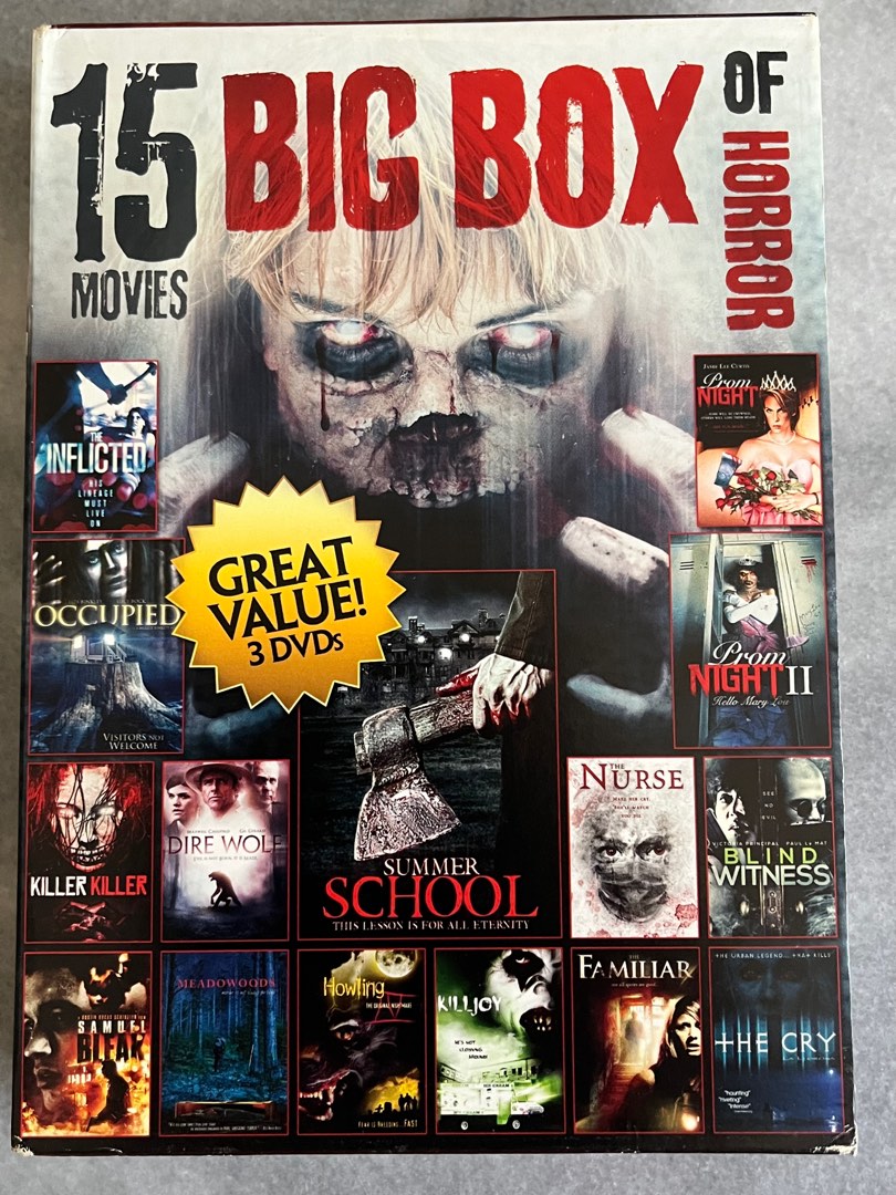 Horror Movies Box Set DVD, Hobbies & Toys, Music & Media, CDs & DVDs on ...
