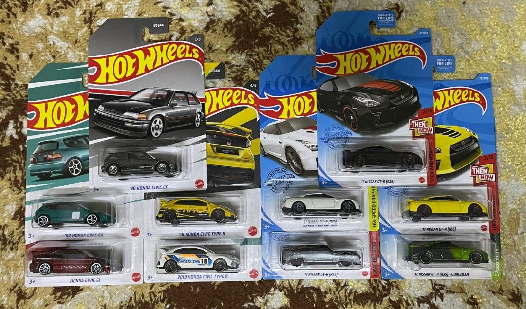 Hotwheels Honda & R35, Hobbies & Toys, Toys & Games on Carousell