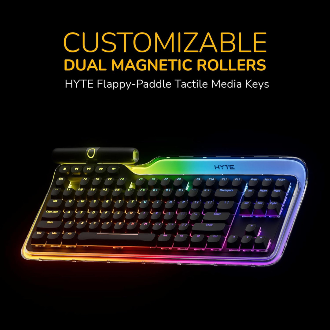 HYTE Keeb TKL - Modern Human Interface - Customizable Tenkeyless Wired ...