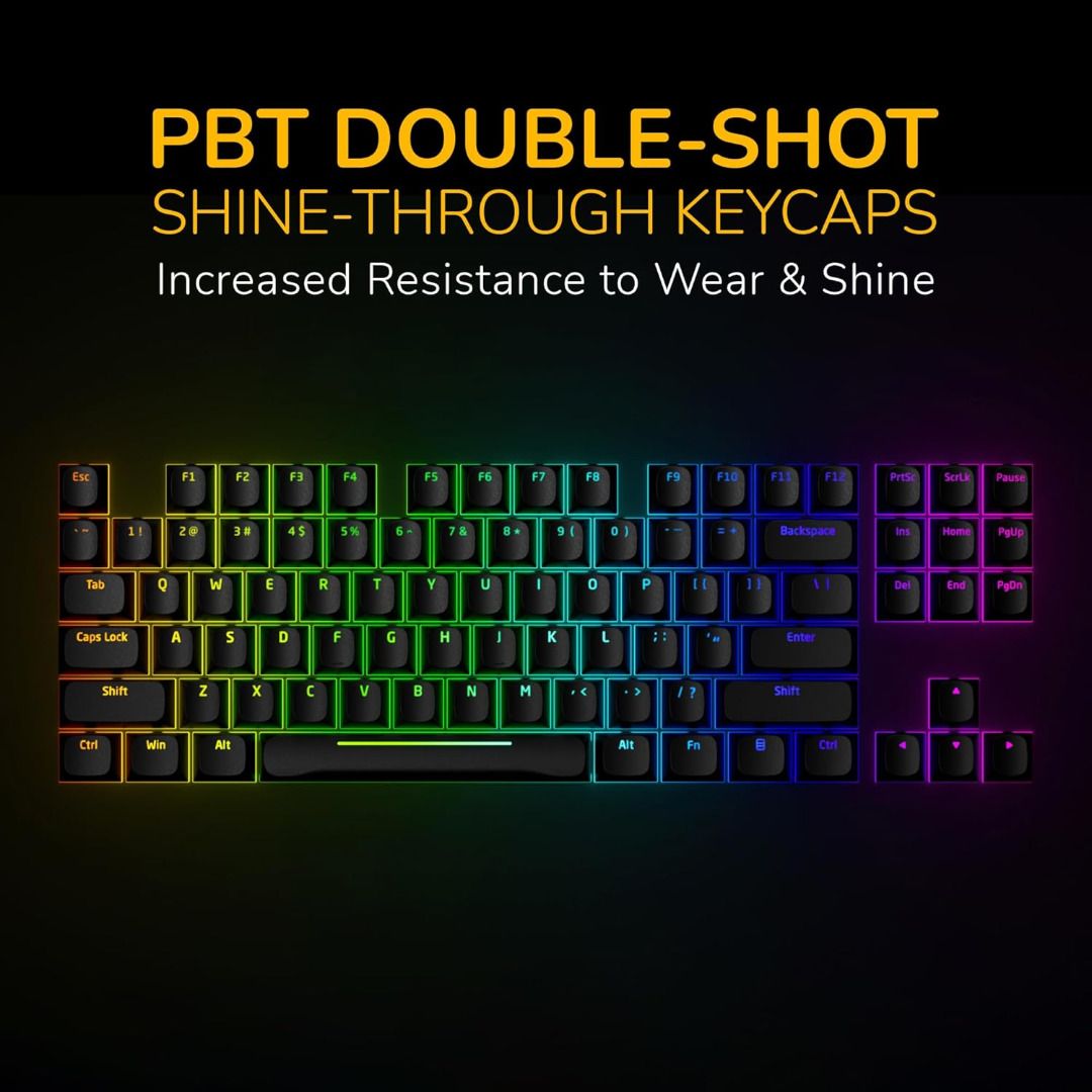 HYTE Keeb TKL - Modern Human Interface - Customizable Tenkeyless Wired ...