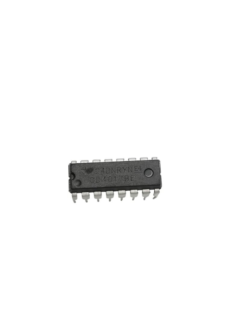 IC CHIP, CD4017 CD4017BE CMOS DECADE COUNTER with 10 DECODED OUTPUT ...