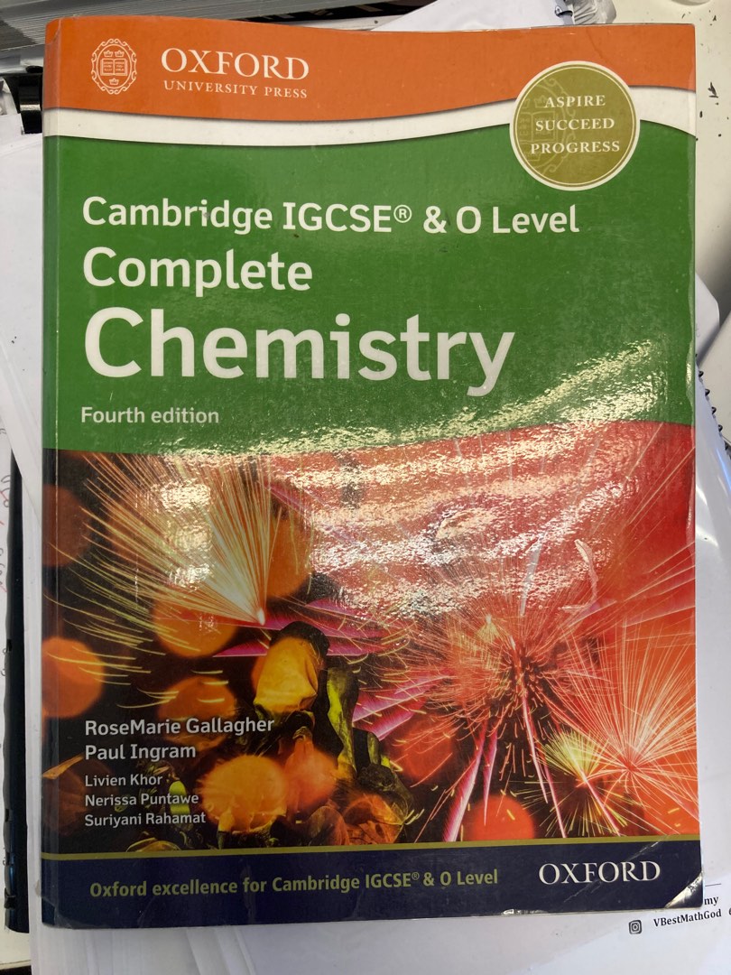 IGCSE chemistry 4th edition coursebook, Hobbies & Toys, Books ...