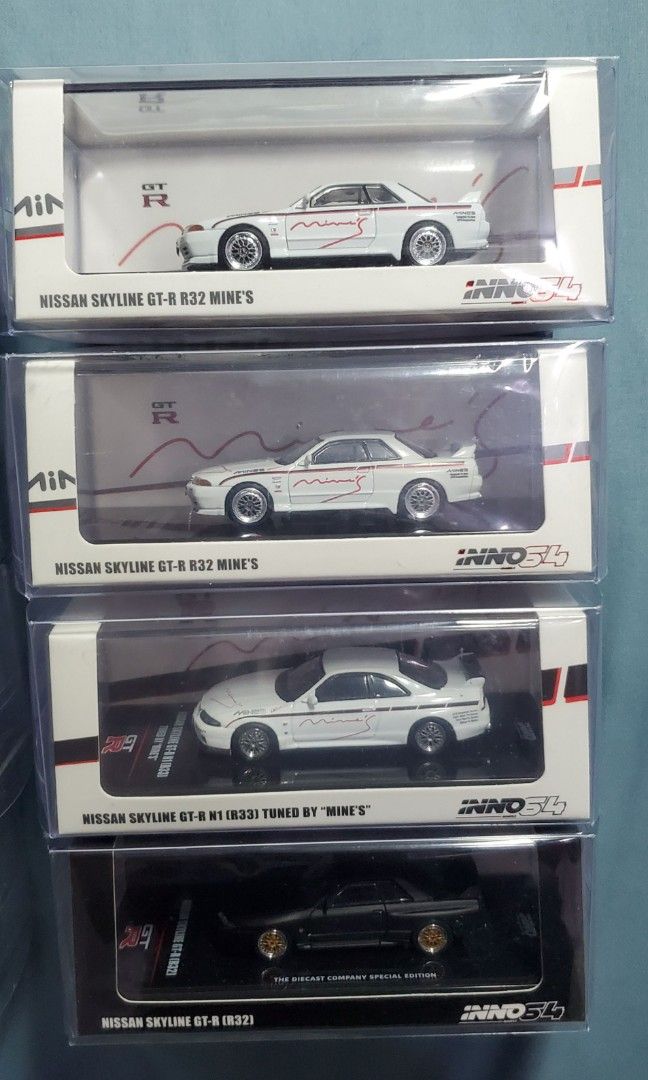 inno64 r32 skyline naganori ito ,mines r32 ,r32 matt black ,gun metal ...