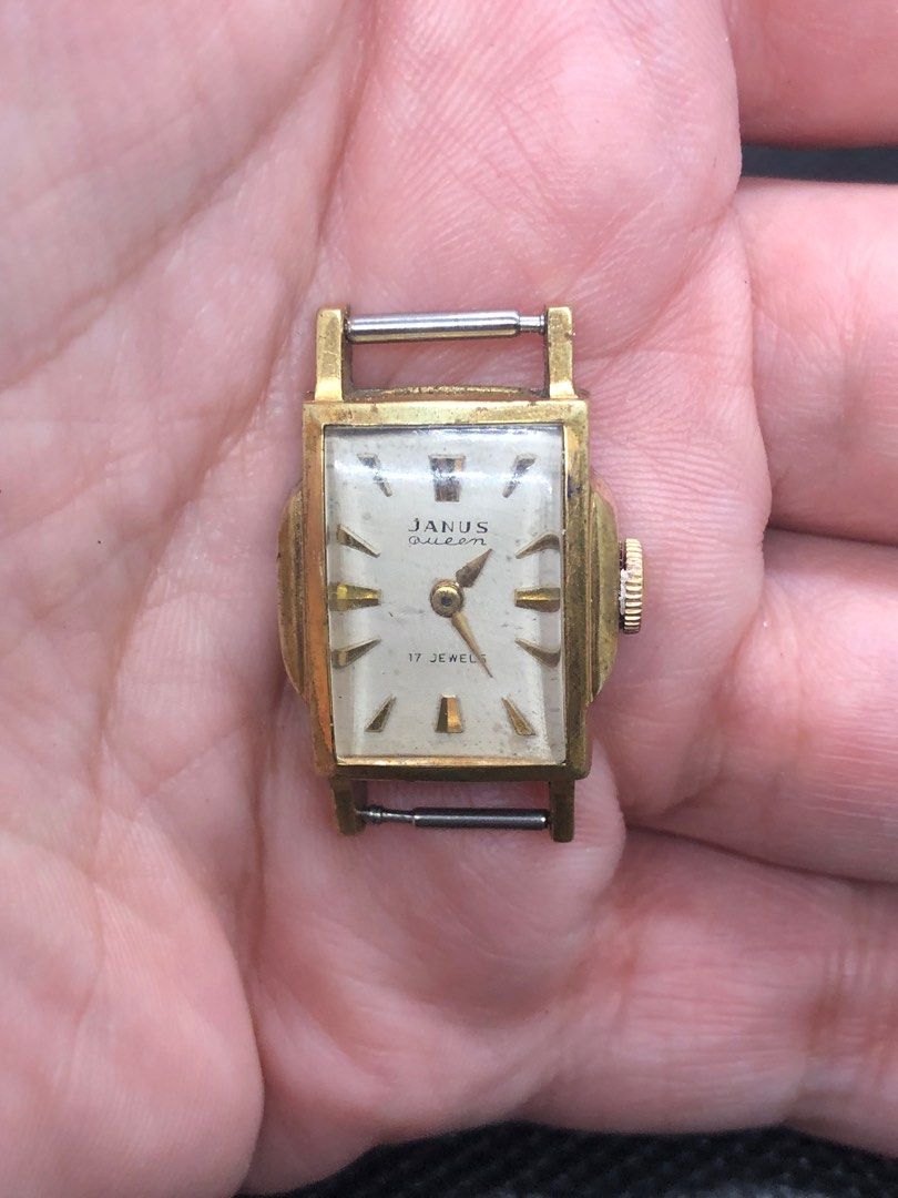 Janus 18K 30Micron Gold Filled Vintage Manual Winding ladies watch ...