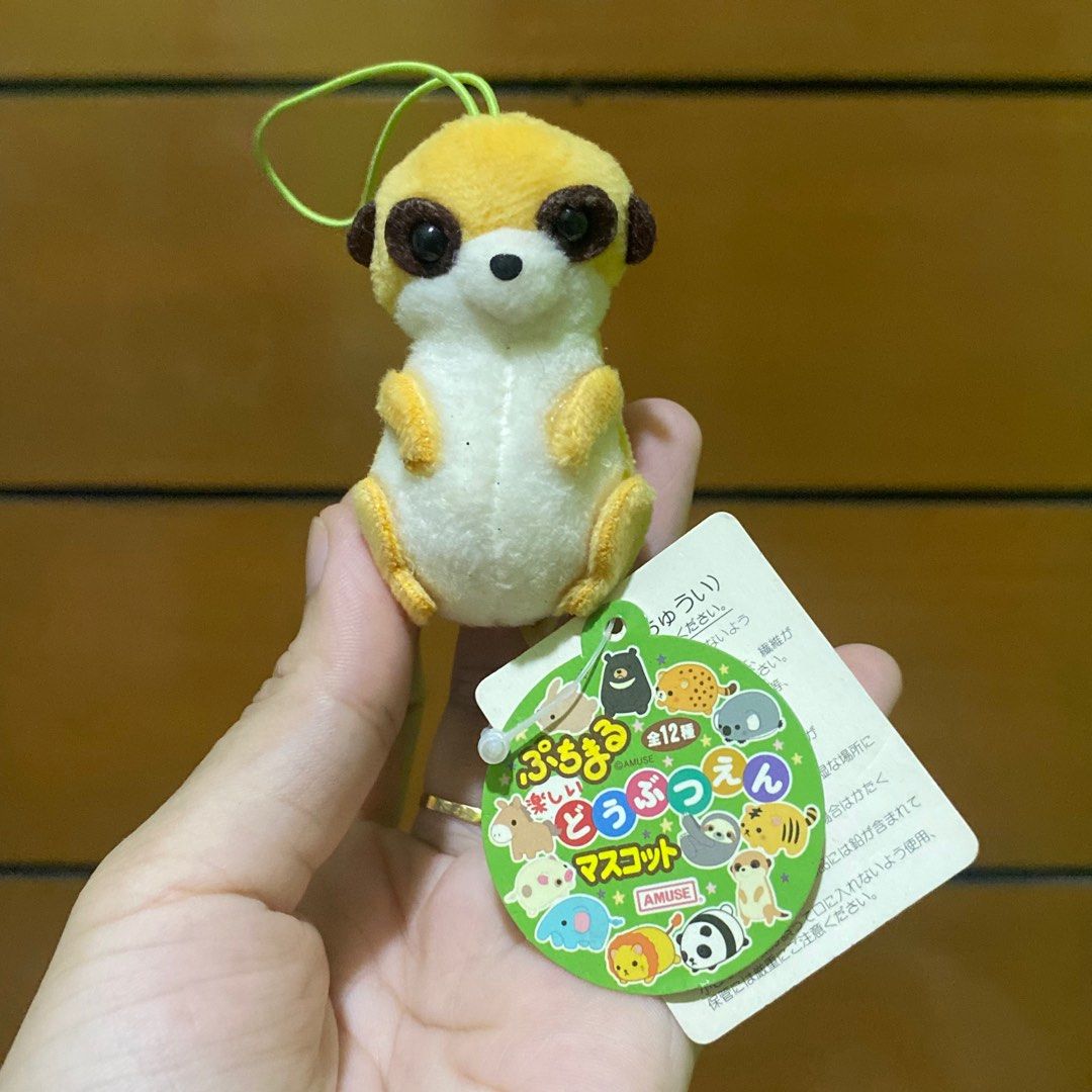 Japan Amuse Puchimaru Animals | Meerkat Plush Charm Keychain, Hobbies ...