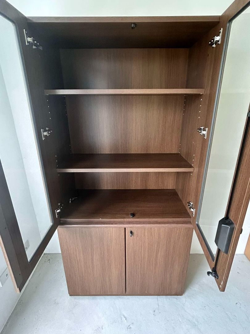 Okamura Display or Pantry Cabinet with Adjustable Shelves | Japan ...