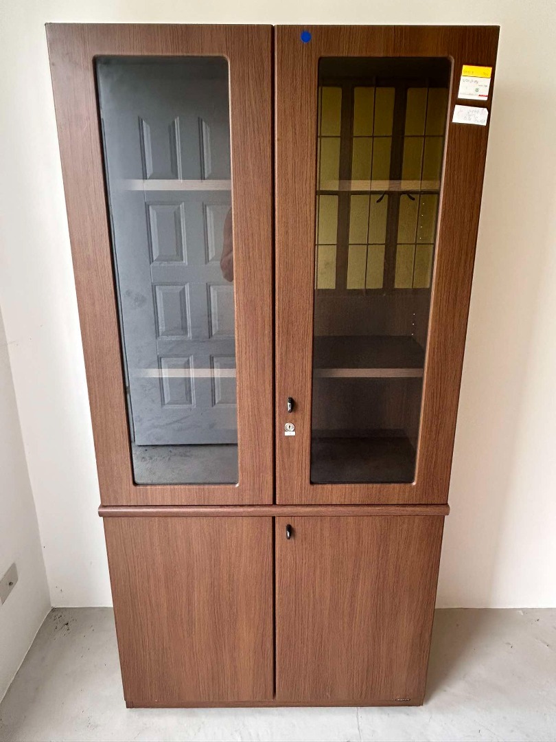 Okamura Display or Pantry Cabinet with Adjustable Shelves, Furniture ...