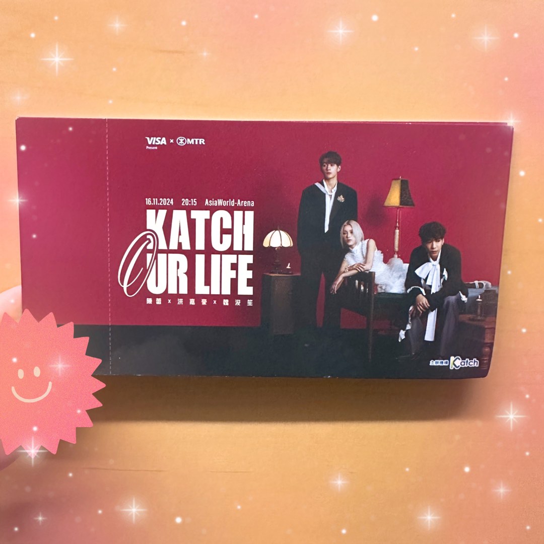 KATCH OUR LIFE 陳蕾 x 洪嘉豪 x 魏浚笙 音樂會 Panther Kaho Jeffrey, 門票＆禮券, 活動門票 ...