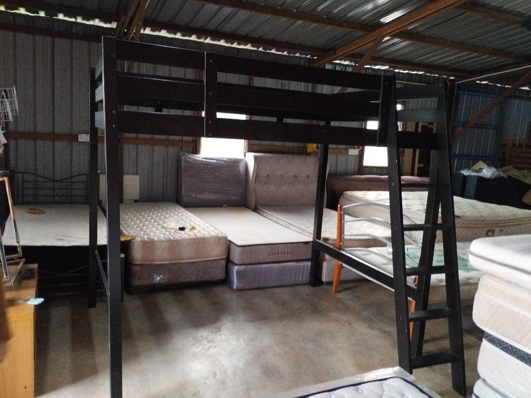 Katil bunk bed Ikea ( loteng )+ tilam ikea rm900, Furniture & Home ...
