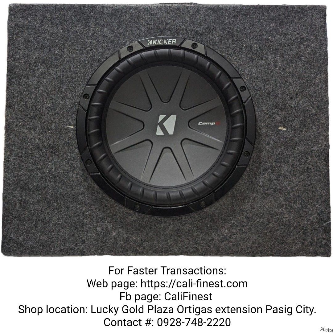 Kicker Comp R Car Audio Subwoofer with Frame Enclosure !, Audio ...