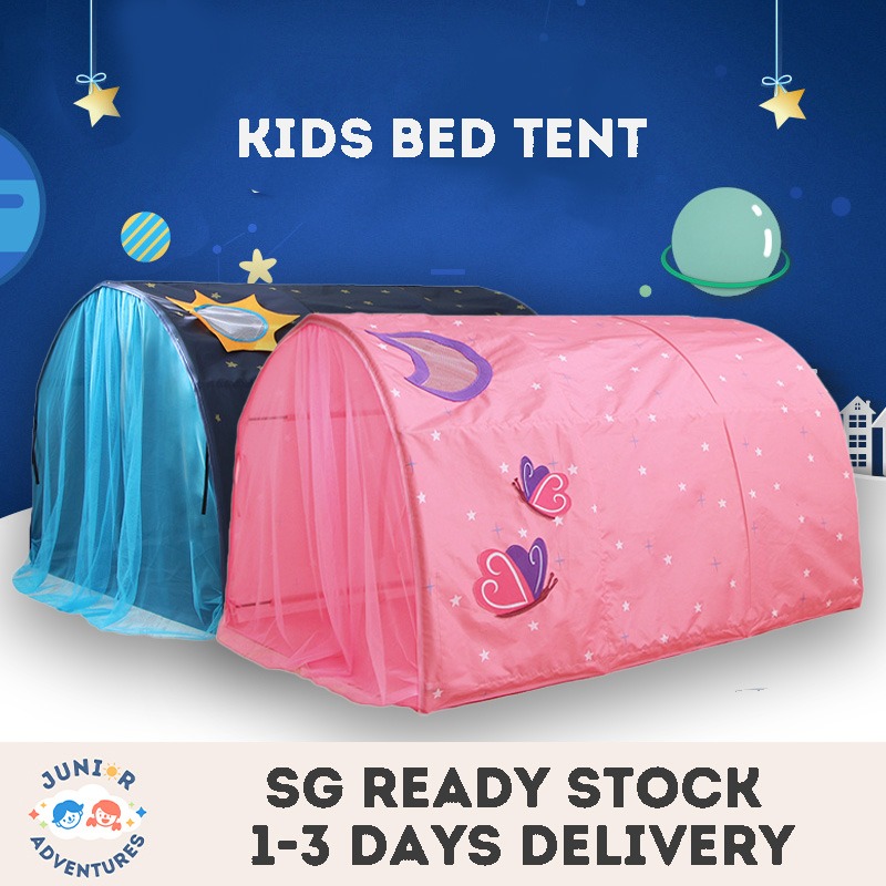 Kids Bed Tent Playhouse for Kids Play Tent Children Dream Bed Tent Fold ...