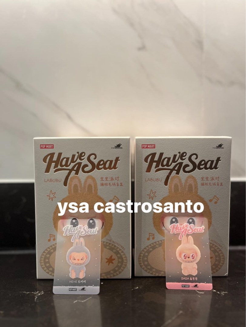 Labubu Dada & Hehe, Hobbies & Toys, Toys & Games on Carousell