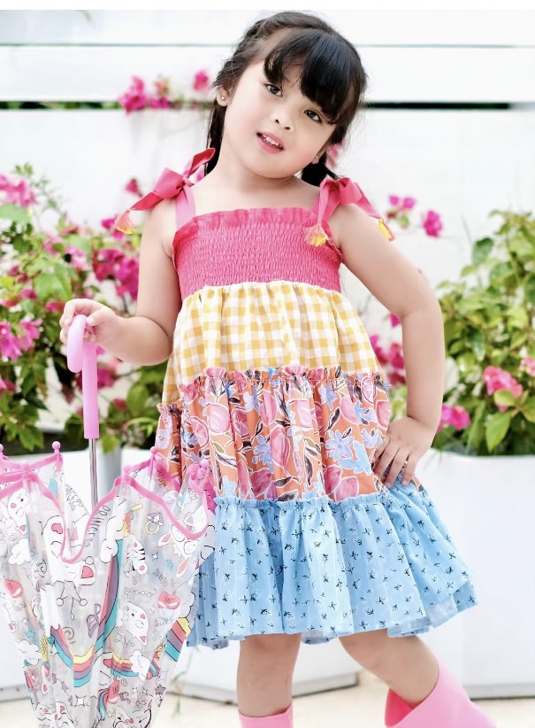 Laila and Lyra Hiraya Dress s10, Babies & Kids, Babies & Kids Fashion ...