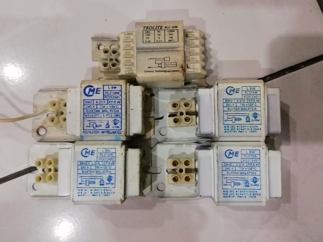 lampu kalimantang Ballast choke for fluorescent lamp 18W /20W & 36W/40W ...