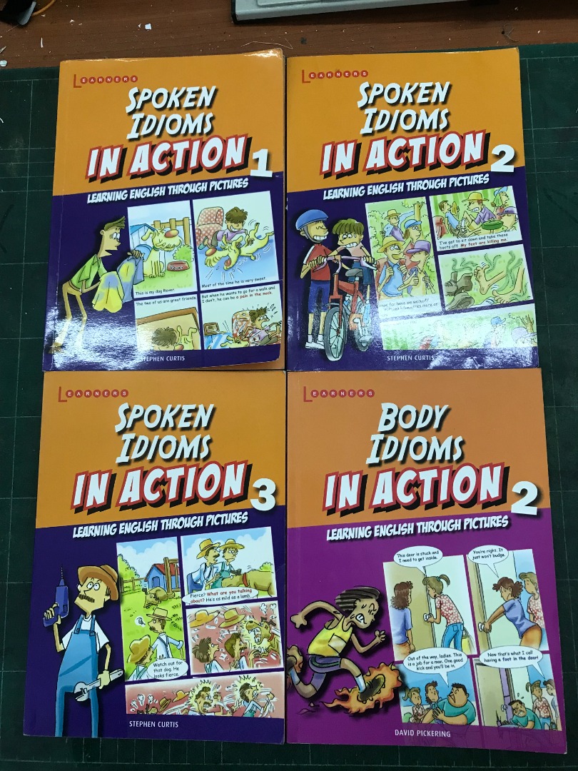 Learning English Trough Pictures Series (Idioms), Hobbies & Toys, Books ...