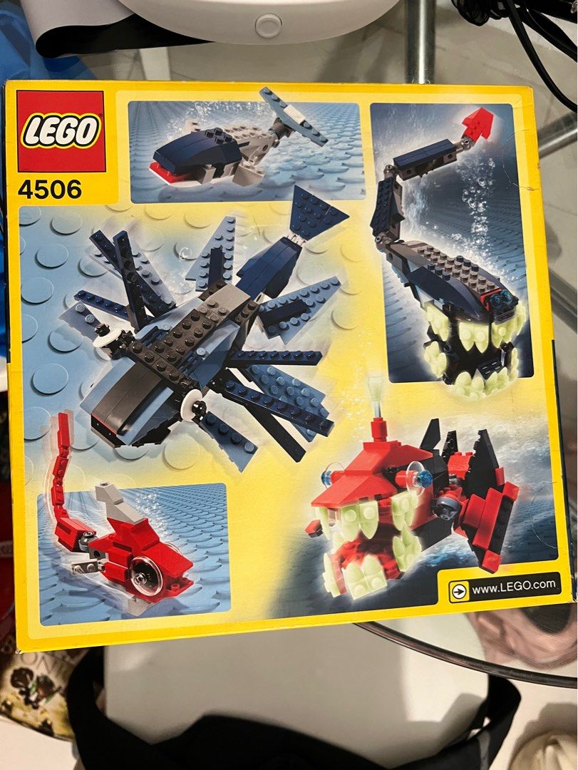 LEGO Creator Designer Set 4506 Deep Sea Creatures Exclusive Rare ...