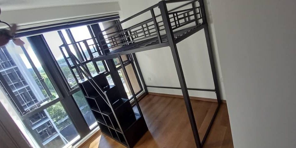 Loft bed singapore/super single loft bed/can make any size for condo ...