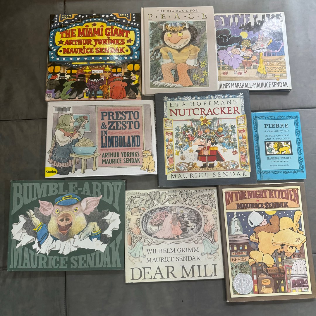 Maurice Sendak book bundle (nutcracker, in the night kitchen, bumble ...