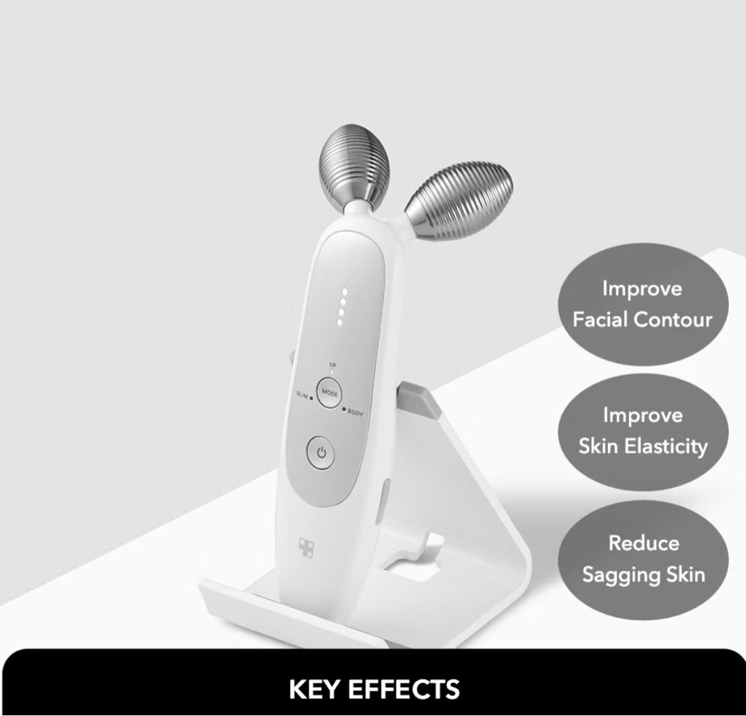 Medicube EMS Roller [Facial Lifting & Contouring] Age-R Derma EMS Shot ...