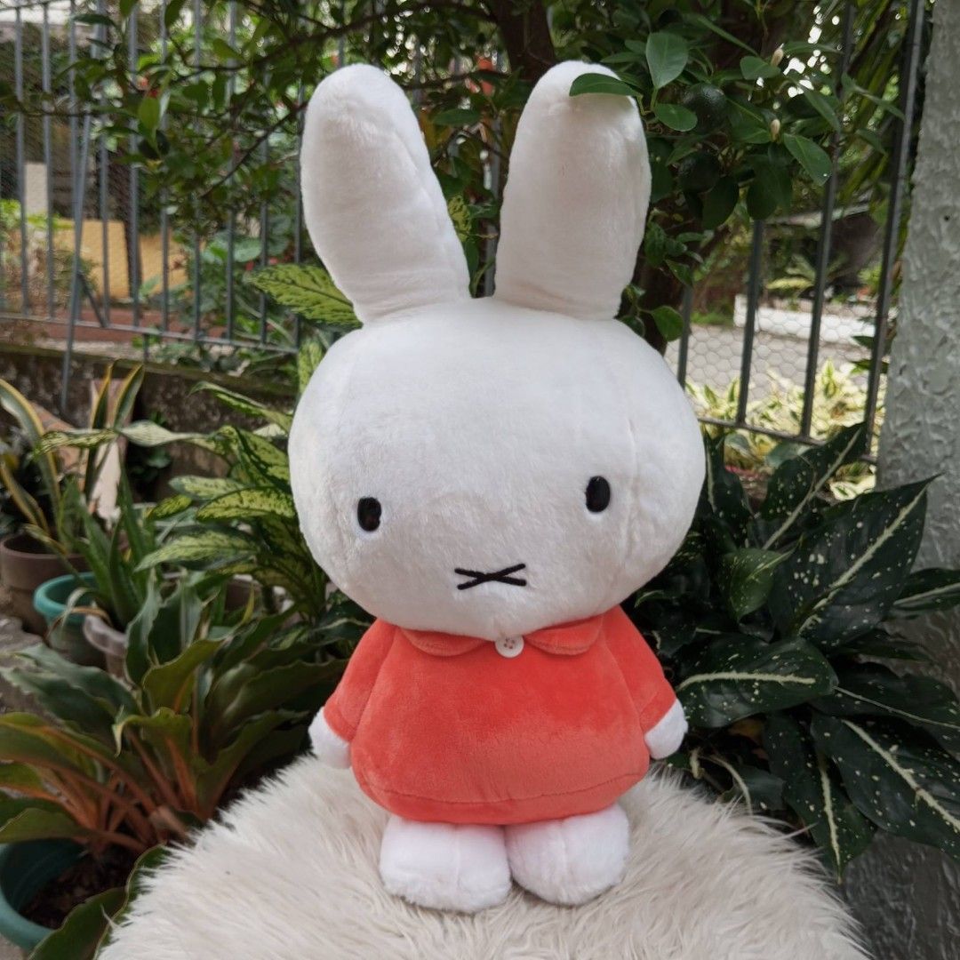 MIFFY Amusement Miffy Bunny 14 inches Original Plush Toy, Hobbies ...