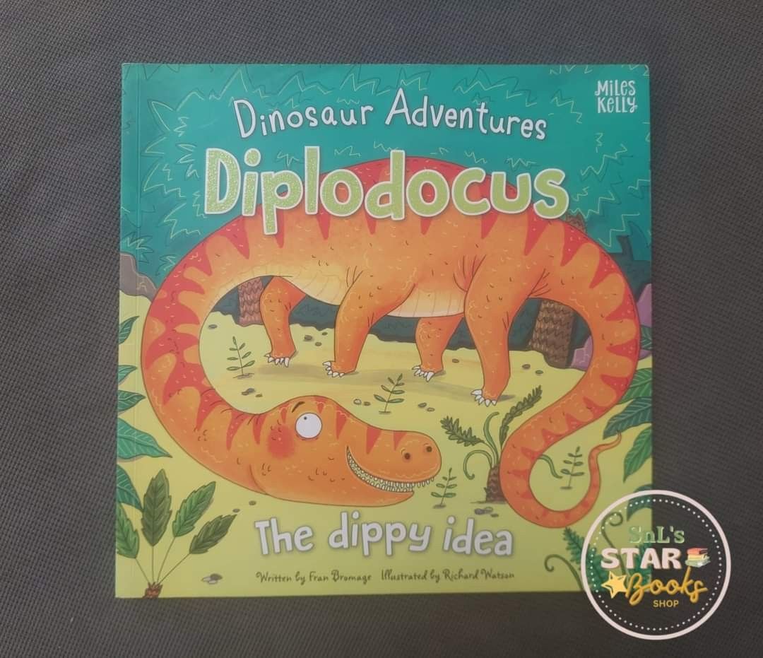 Miles Kelly Dinosaur Adventures Diplodocus The dippy idea big flatbook ...