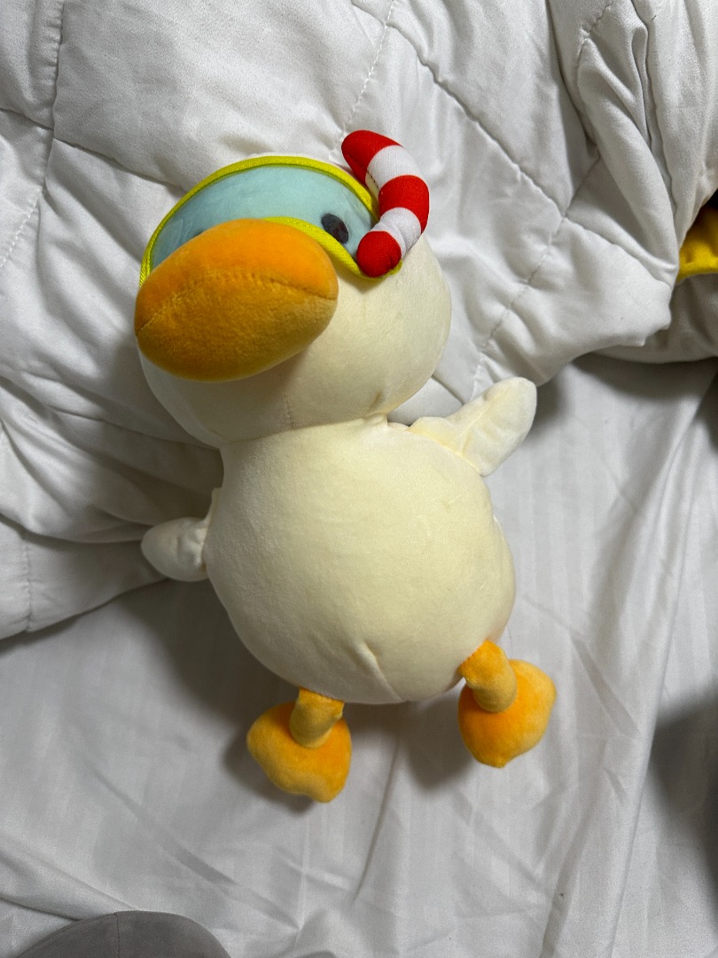 Miniso Duck stuffed toy, Hobbies & Toys, Toys & Games on Carousell