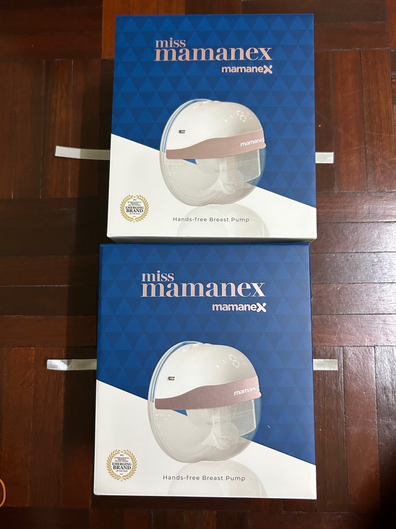 Miss Mamanex handsfree wearable breast pump 2 units, Babies & Kids ...