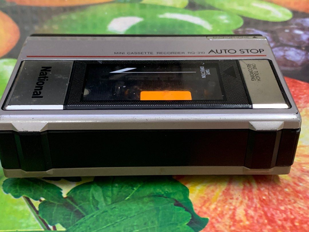 NATIONAL Mini Cassette Recorder / Player - faulty for repair parts or ...