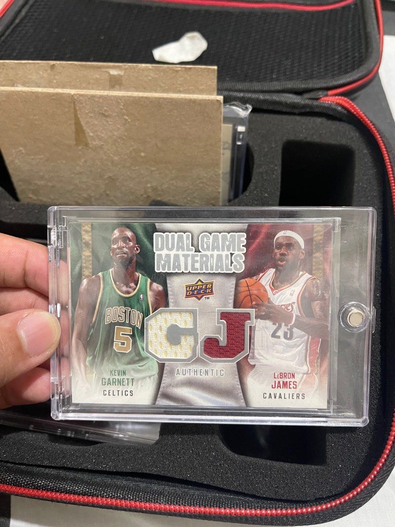 Nba Card 2009-10 Upper Deck Dual Game Materials Lebron James & Kevin ...