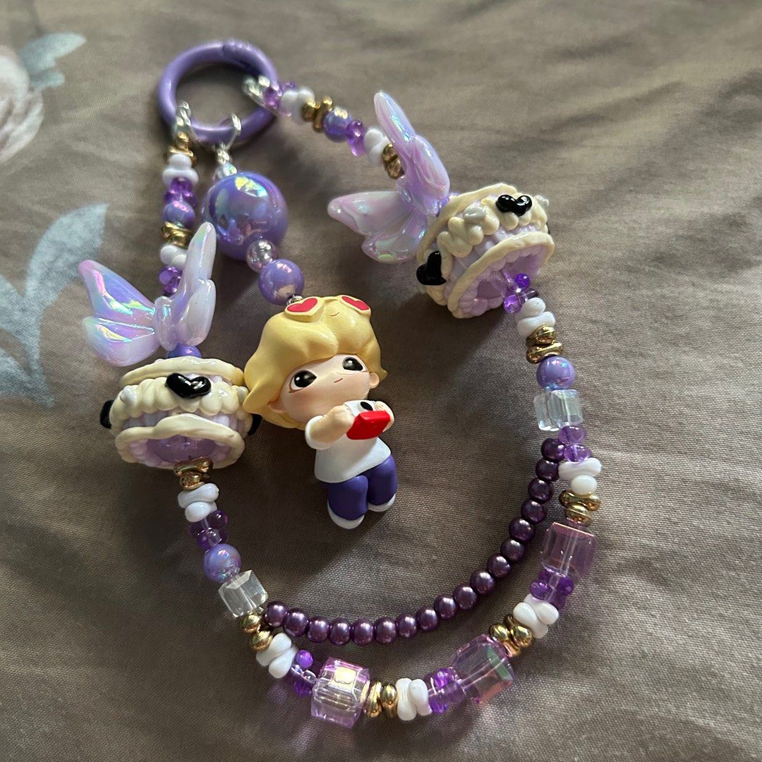 [NEGO] Popmart Dimoo Phone Strap, Mobile Phones & Gadgets, Mobile ...