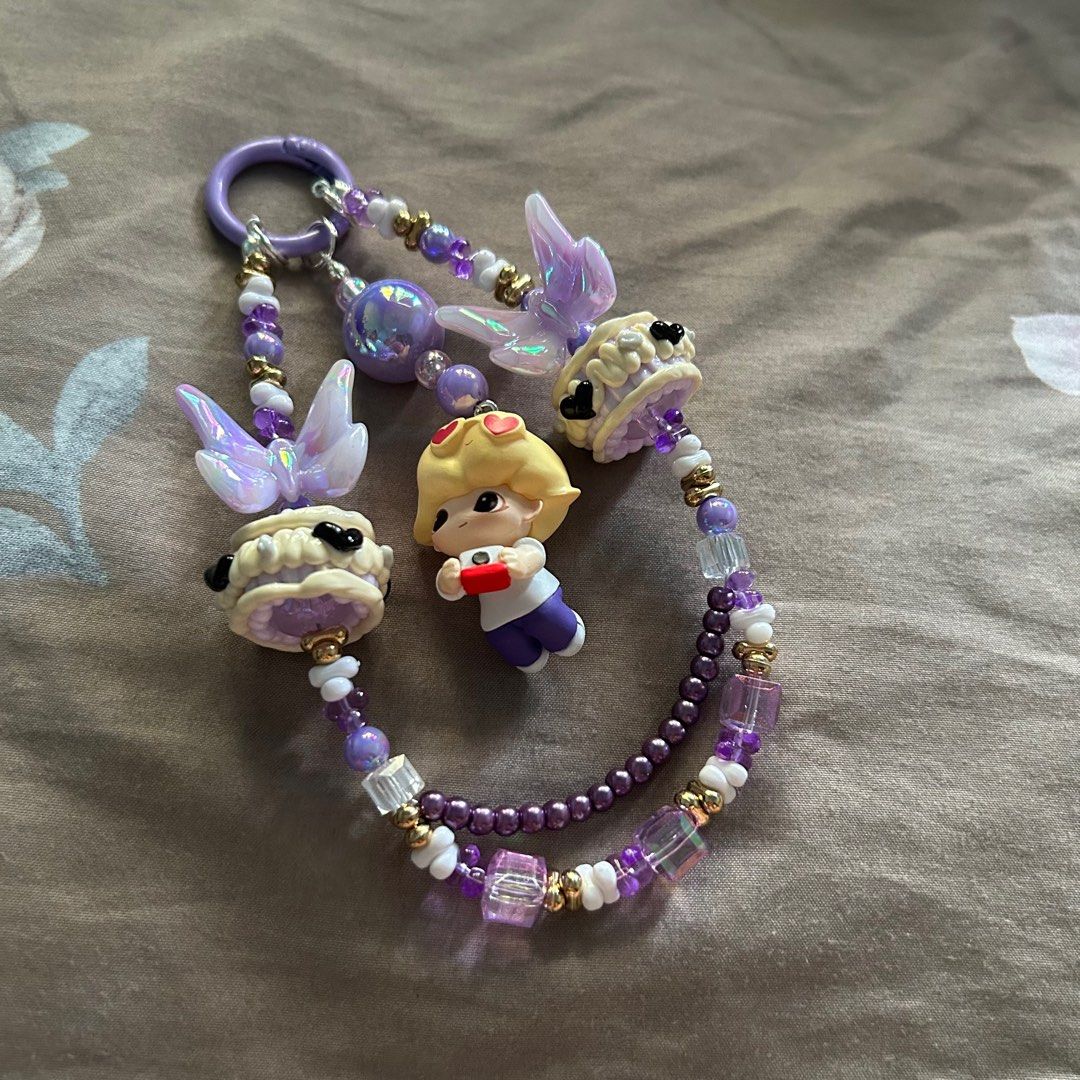 [NEGO] Popmart Dimoo Phone Strap, Mobile Phones & Gadgets, Mobile ...