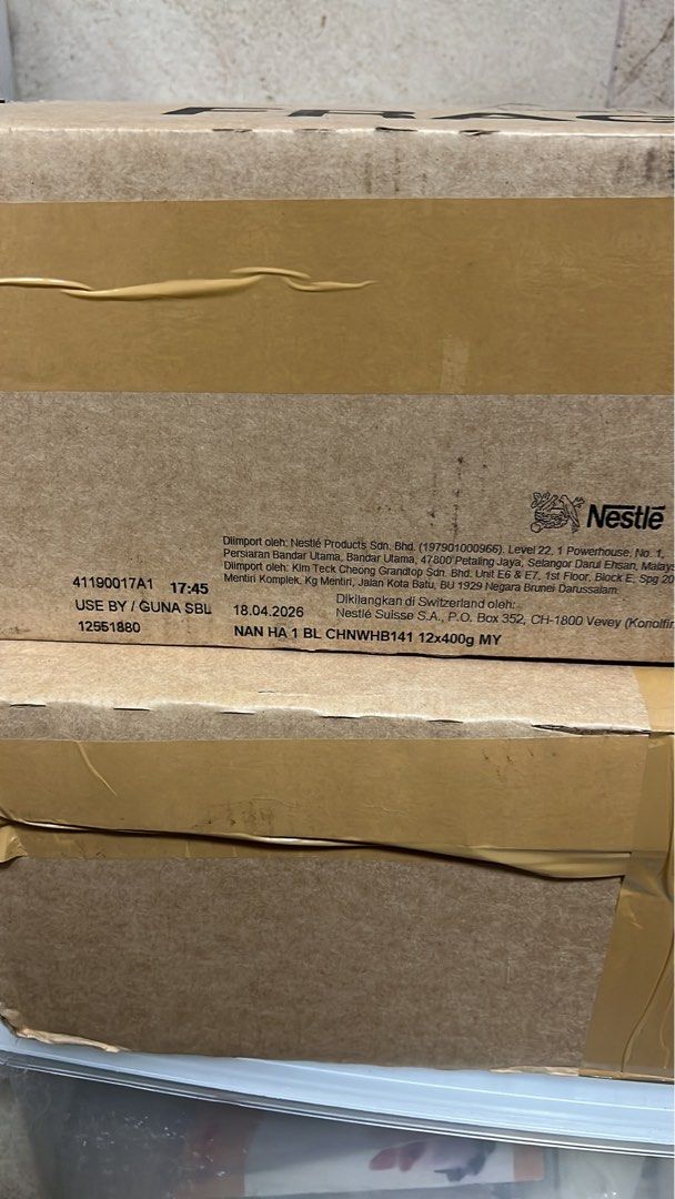 Nestle Nanha STEP 1 expiry: 2026, Babies & Kids, Nursing & Feeding ...