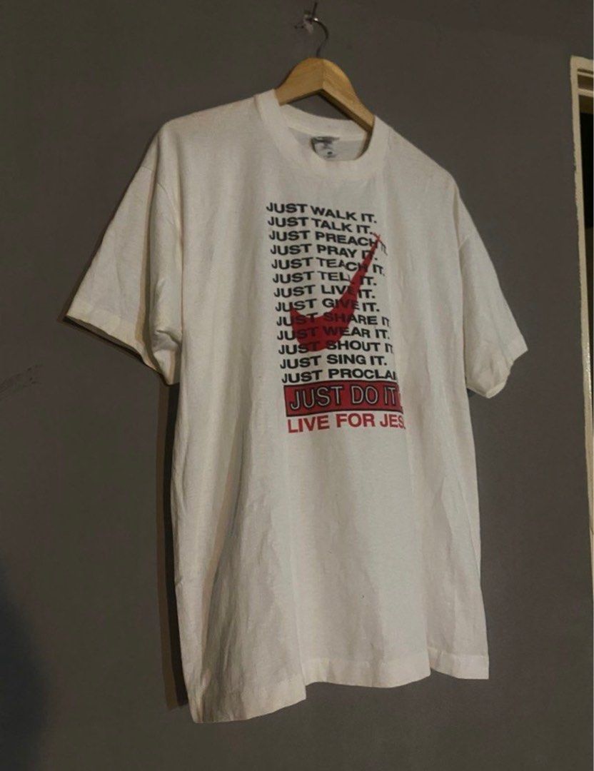 NIKE JESUS VTG 90s, Men's Fashion, Activewear on Carousell
