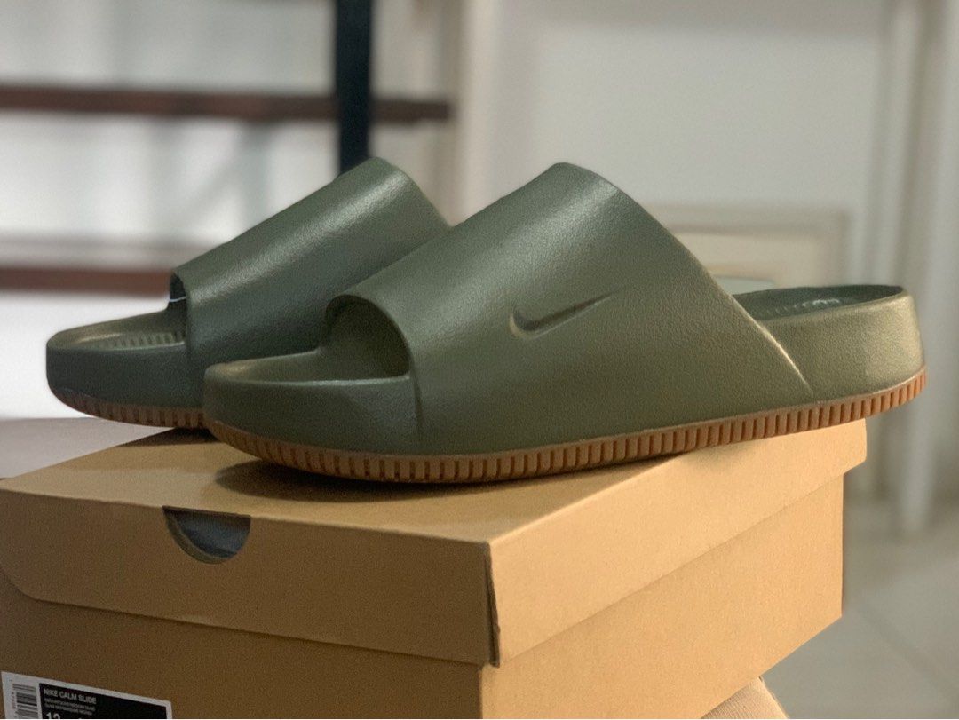 Nike mens calm slides - US 9 10 12, Men's Fashion, Footwear, Slippers ...