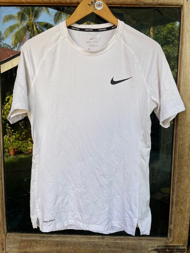 NIKE PRO compression shirt, Women's Fashion, Activewear on Carousell